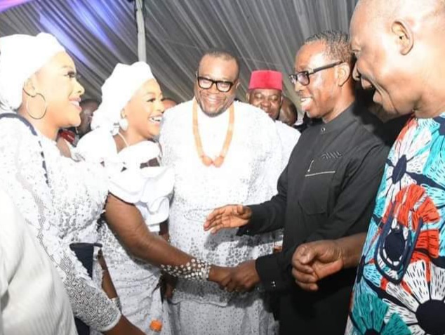 Okowa, Elue, Manager Attend Osakwe's Burial