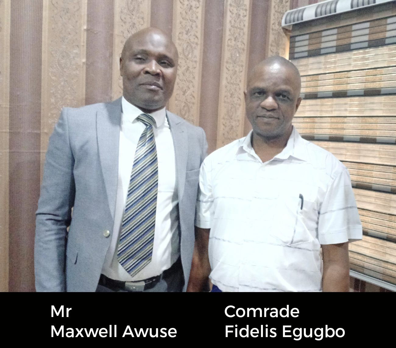 Awuse Commiserates With Egugbo Over Mother's Death